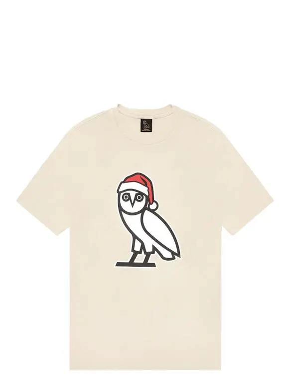 OVO Holiday Owl T-shirt - Cream