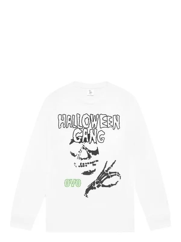 OVO Halloween Gang Longsleeve T-shirt - White