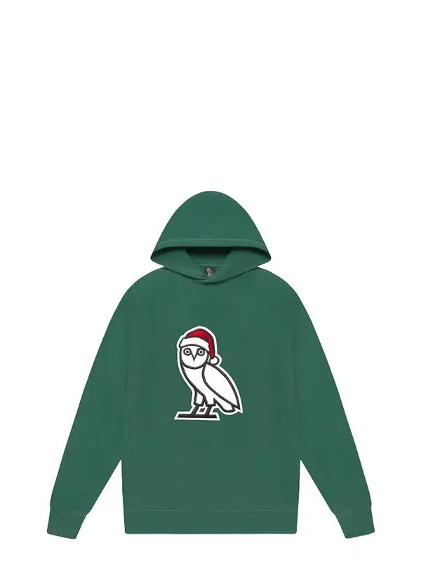 OVO Holiday Owl Hoodie - Green