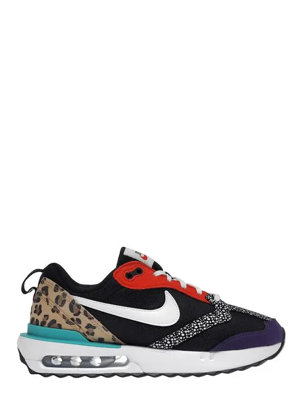 Nike Air Max Dawn Se Safari Animal Sneakers - Black/habanero Red/electro Purple