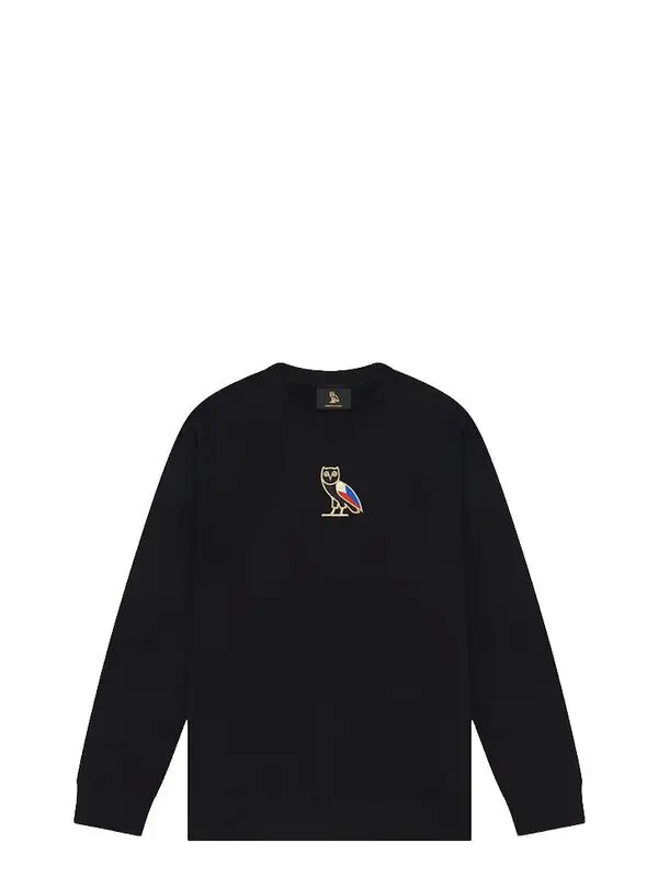 OVO Mini Og Owl Crewneck Sweatshirt - Black