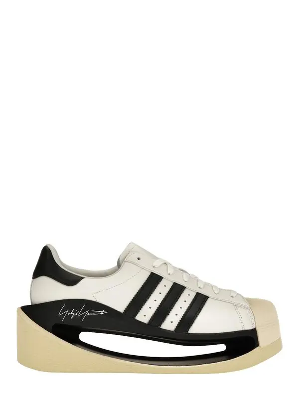 Adidas Y3 Gendo Superstar Sneakers - Off White/black/easy Yellow