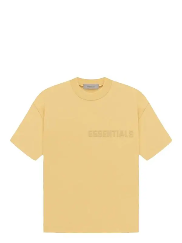 Fear Of God Eshort Sleeveentials Short Sleeve Tee Shirt - Light Tuscan