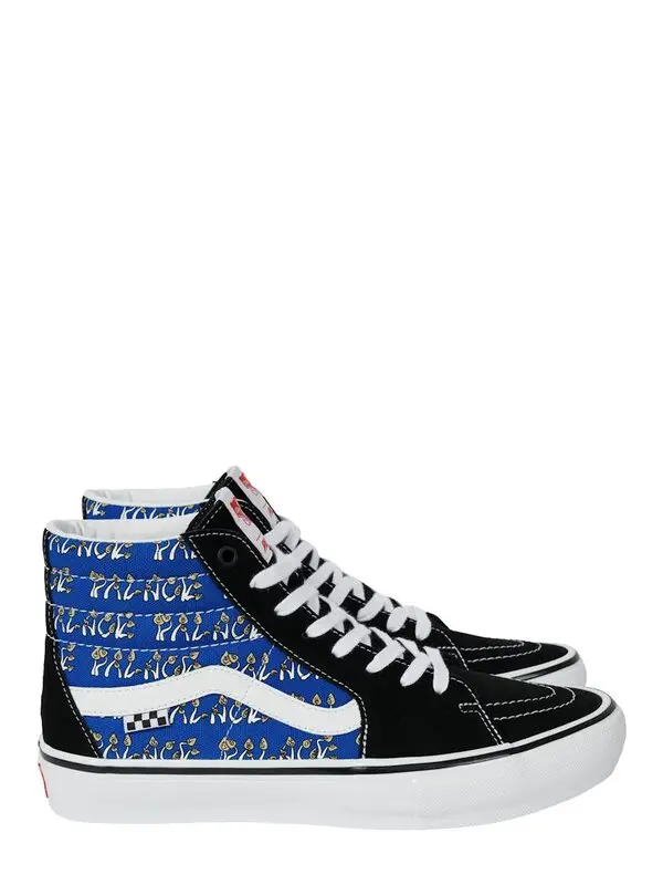 VANS Skate Sk8-hi Palace Shroom Pack Sneakers - Black/blue/white