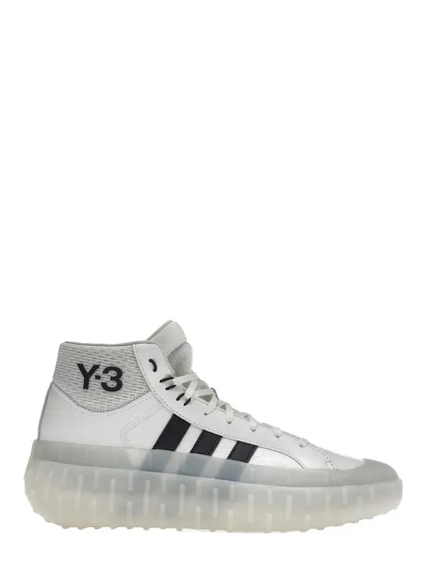 Adidas Y-3 Gr.1p High-top Sneakers - Core White/black