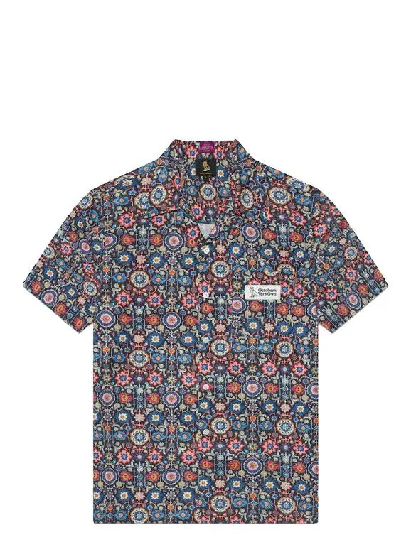 OVO Liberty Floral Camp Shirt - Black