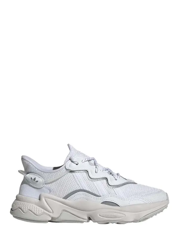 Adidas Ozweego Lace Up Sneakers - Cloud White/silver Metallic/grey One
