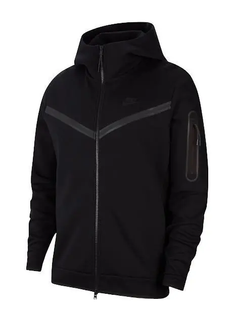 Nike Sportswear Tech Fleece Full-zip Hoodie - Black
