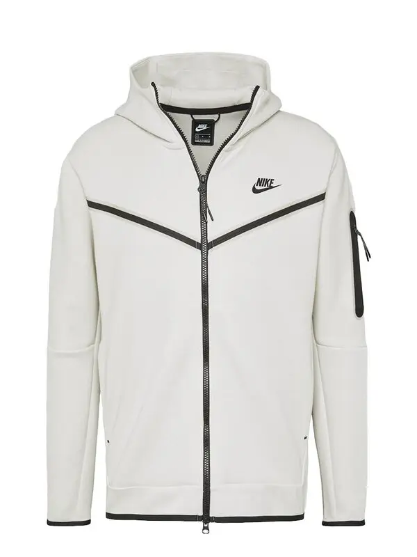 Nike Sportswear Tech Fleece Fullzip Hoodie - Light Bone/black