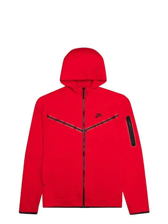 Nike Sportswear Tech Fleece Fullzip Hoodie - University Red