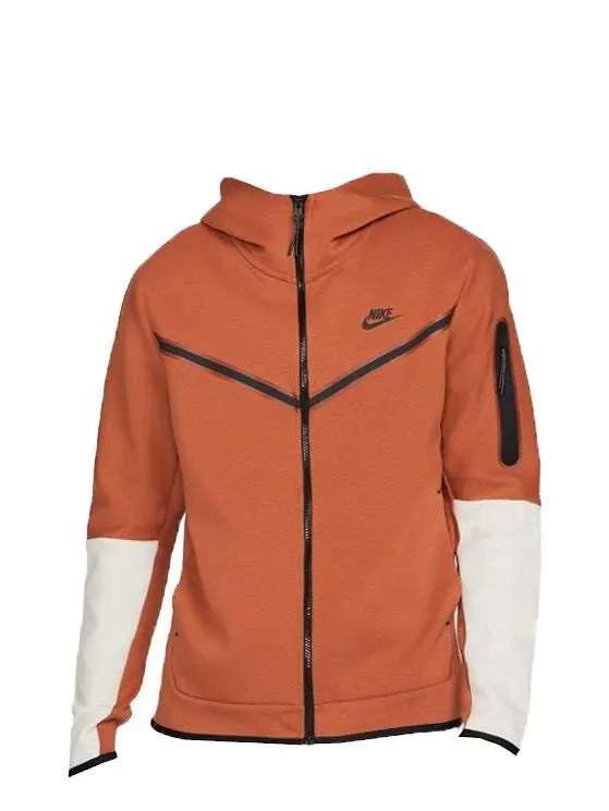 Nike Sportswear Tech Fleece Hoodie - Burnt Sunrise/light Bone/black
