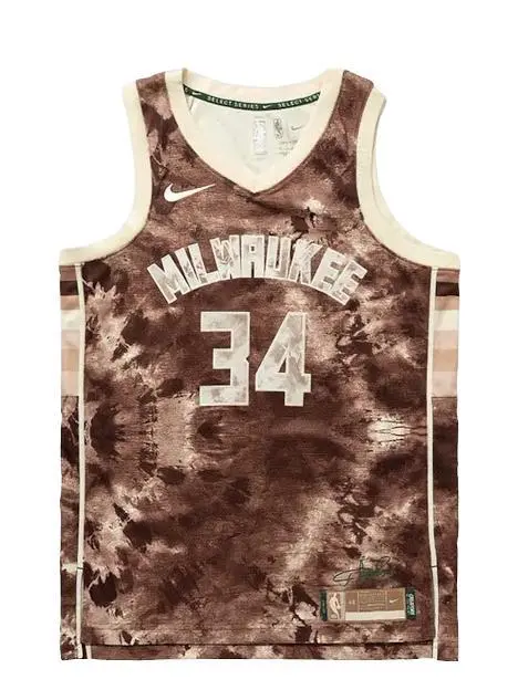 Nike Nba Antetokounmpo Milwaukee Drifit Jersey - Flat Opal