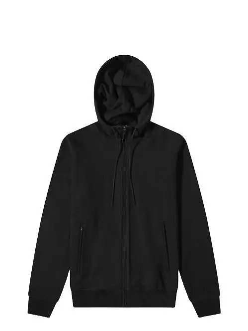 Adidas Y3 Classic Back Logo Full Zip Hoodie - Black