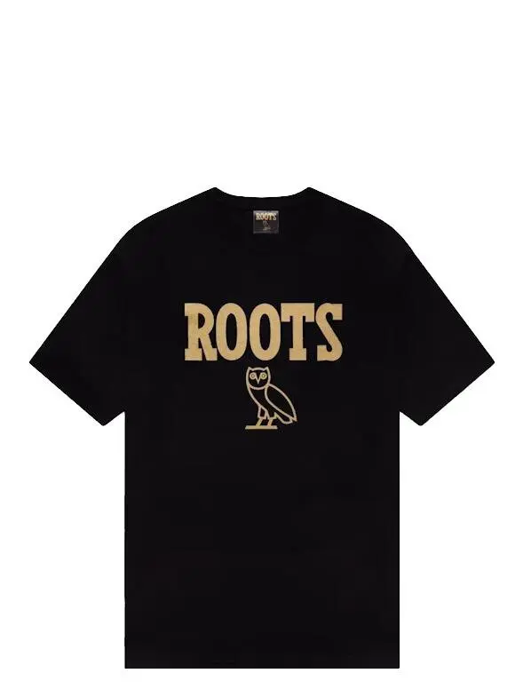 OVO Roots Athletics Owl T-shirt - Black