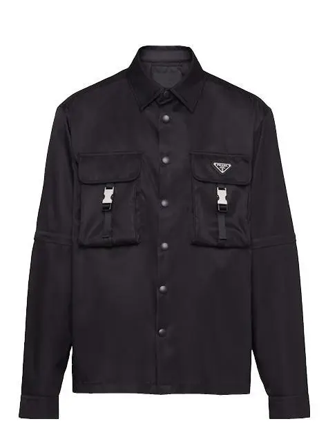 Prada Renylon Oversized Shirt - Black