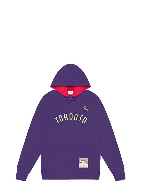 OVO Mitchell And Ness '95 Raptors Hoodie - Purple