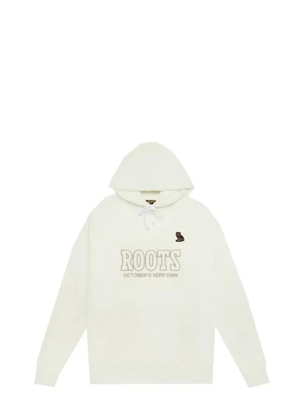 OVO Roots Owl Patch Hoodie - Cream