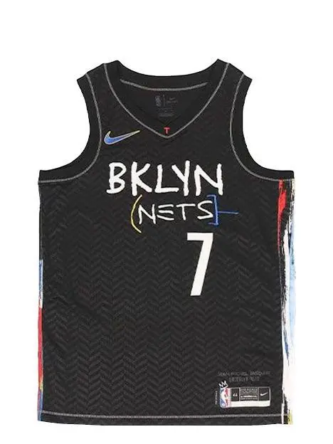 Nike Nba Brooklyn Nets Durant City Edition Jersey - Black