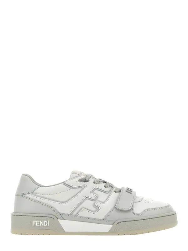 Fendi Match Sneakers - White/grey