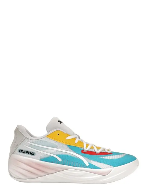 PUMA All-pro Nitro Primary Sneakers - White/blue/yellow