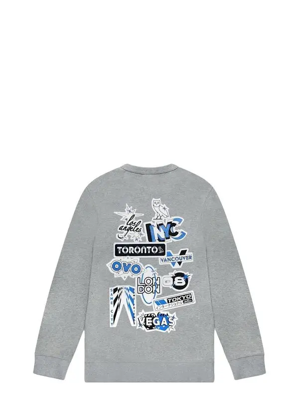 OVO Speedway Crewneck Sweatshirt - Grey