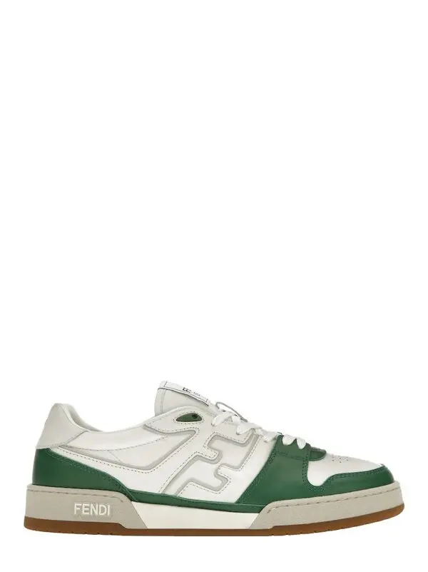 Fendi Matchin Sneakers - White/green