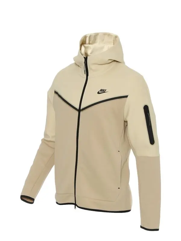 Nike Sportswear Tech Fleece Fullzip Hoodie - Beach Brown/black