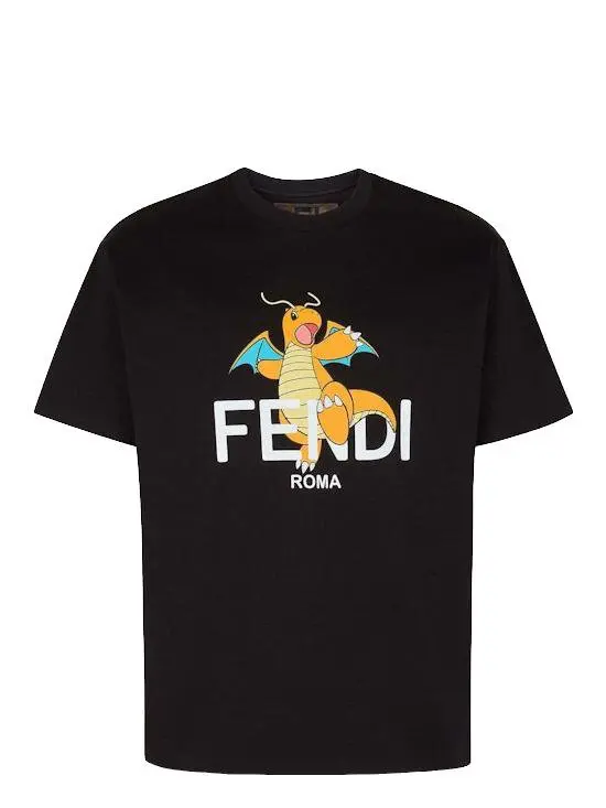 Fendi X Frgmt X Pokemon T-shirt - Black