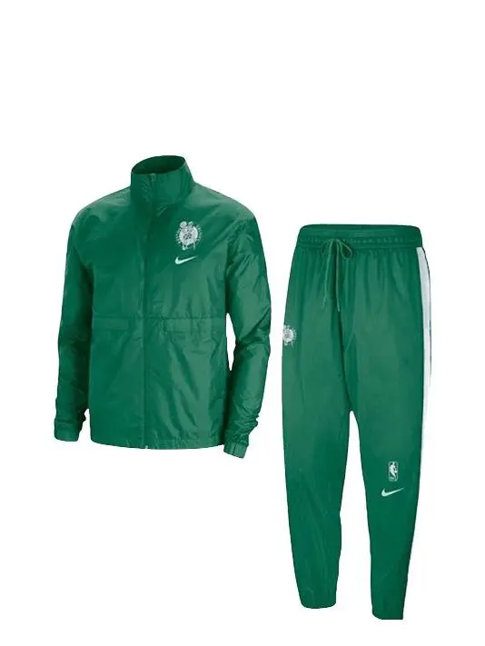 Nike Nba Boston Celtics Courtside Tracksuit - Green/white