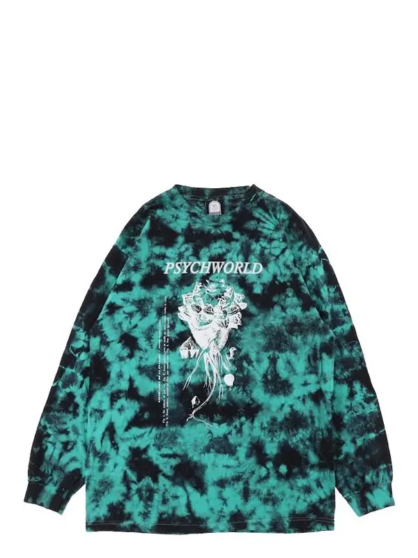 PSYCHWORLD Peyote Long Sleeve Tee Shirt - Tie Dye