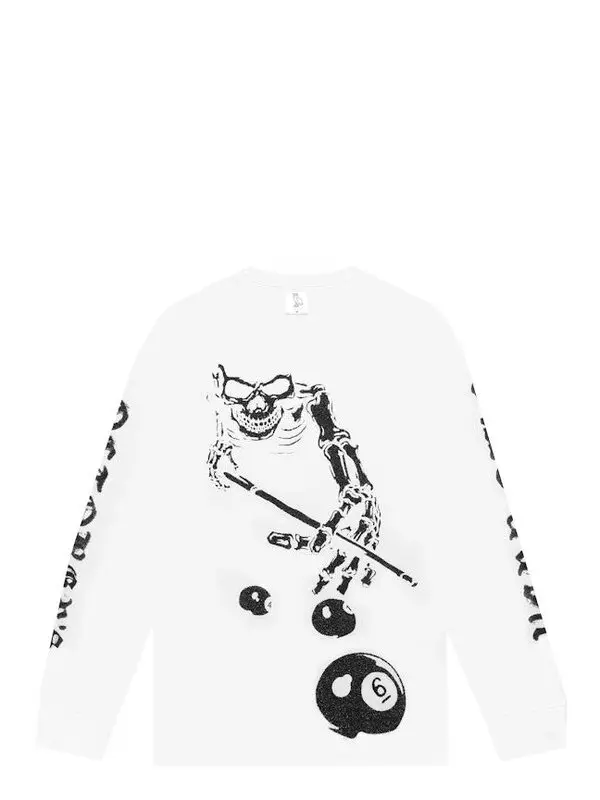 OVO Skeleton Longsleeve T-shirt - White