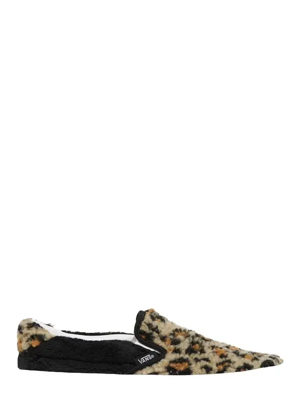 VANS Slip-on Sherpa Sneakers - Black/leopard
