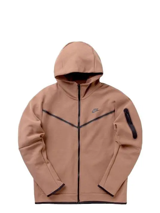 Nike Sportswear Tech Fleece Fullzip Hoodie - Archeo Brown/black