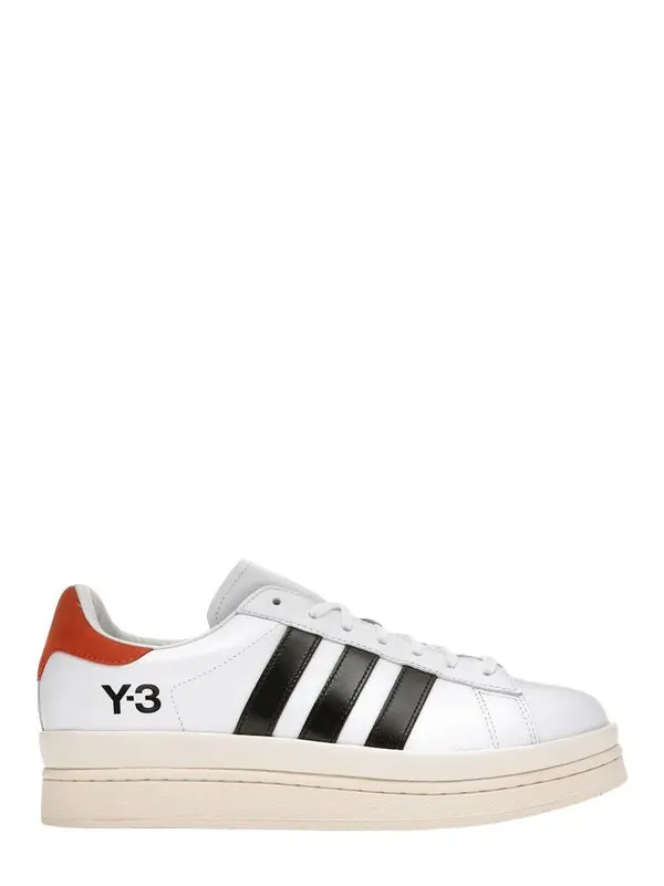 Adidas Y-3 Hicho Sneakers - Core White/core Black/red