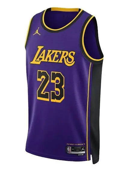 Nike Nba Los Angeles Lakers Statement Edition Lebron James Jersey - Field Purple