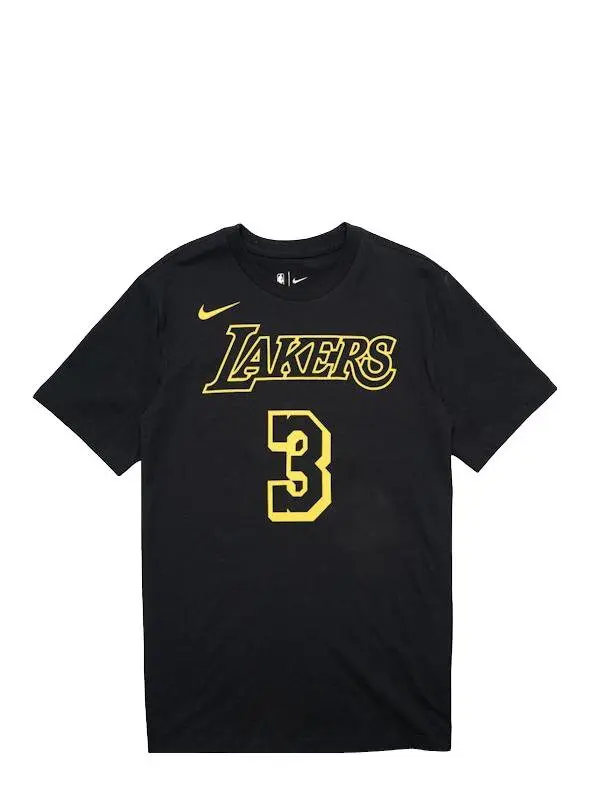 Nike Nba Lakers Anthony Davis Tee Shirt - Black