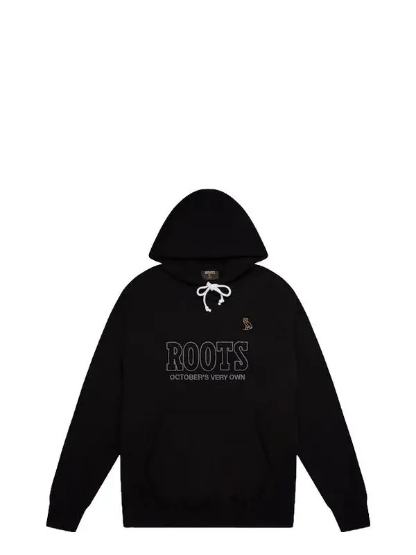 OVO Roots Owl Patch Hoodie - Black
