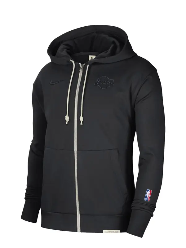 Nike Nba Los Angeles Lakers Standard Issue Drifit Hoodie - Black
