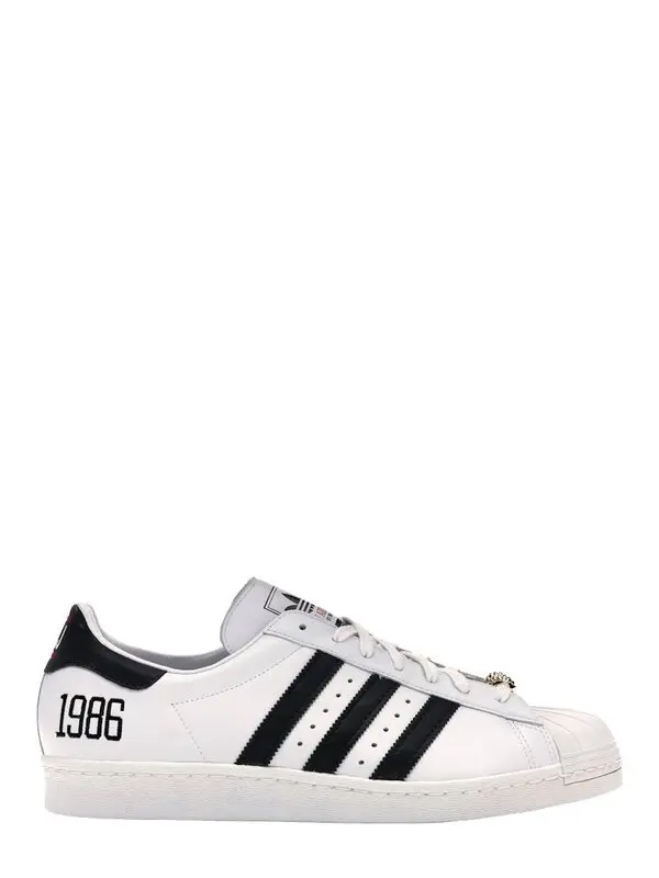 Adidas Superstar 80s Run Dmc 25th Anniversary Sneakers - White/black