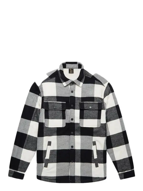 OVO Sherpa Lined Flannel Jacket - Snow