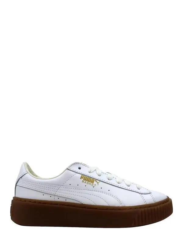 PUMA Basket Platform Core Sneakers - Puma White