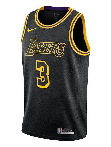 Nike Nba Lakers Anthony Davis Swingman Jersey - Black