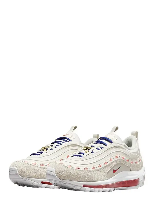 Nike Air Max 97 Sneakers - Light Bone/deep Royal Blue/white