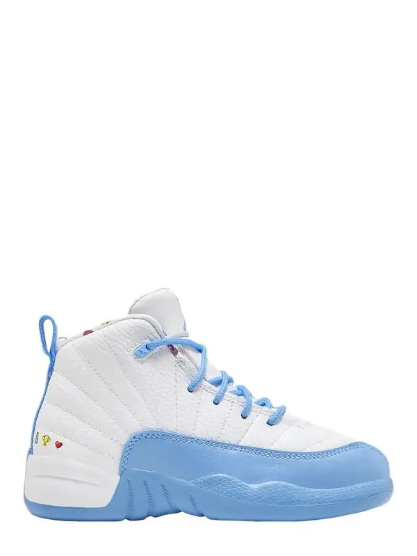 JORDAN 12 Retro Emoji Sneakers - White/lemon Venom/vivid Sulfur