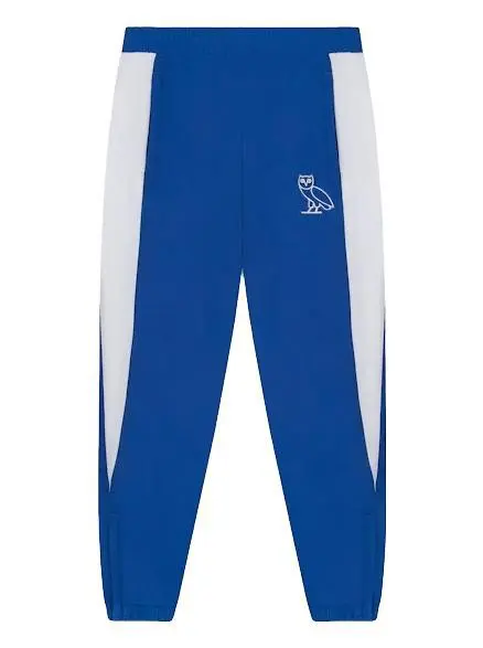 OVO Track Suit Pant - White/royal Blue