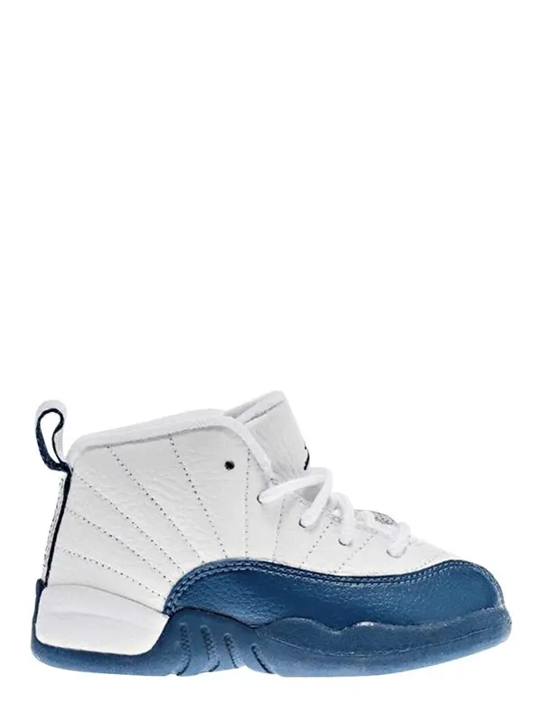 JORDAN 12 Retro Sneakers - White/french Blue/metallic Silver