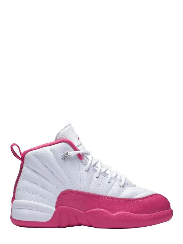 JORDAN 12 Retro Sneakers - White/vivid Pink/metallic Silver
