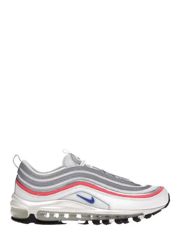 Nike Air Max 97 Sneakers - White/flash Crimson/metallic Silver