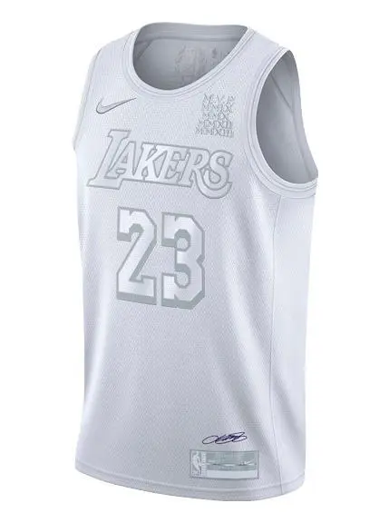 Nike Nba La Lakers Mvp Lebron James 23 Authentic Swingman Jersey - White