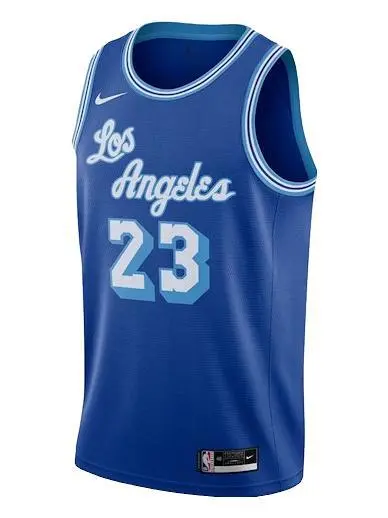 Nike Nba Los Angeles Lakers 2020 Lebron James Classic Edition Swingman Jersey - Rush Blue